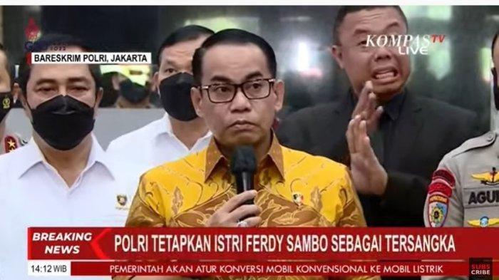 BREAKING NEWS Kasus Pembunuhan Brigadir J: Putri Candrawathi Istri Ferdy Sambo Jadi Tersangka ...
