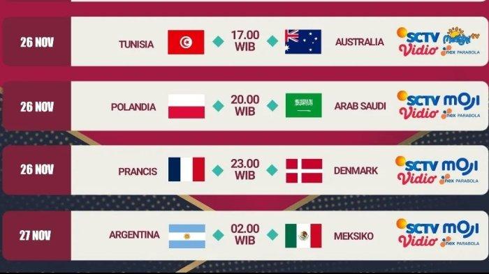 Jadwal Piala Dunia 2022 Sore Ini hingga Malam Nanti: Ada Prancis vs ...