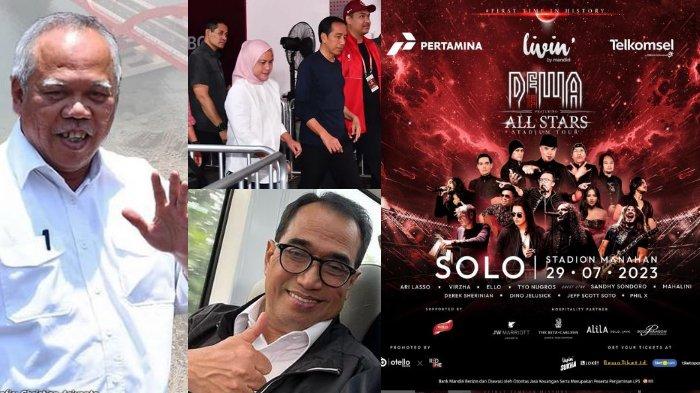 Sederet Tokoh akan Nonton Konser Dewa 19 Feat All Stars di Solo Malam Ini: Ada Ibu Negara-Menhub ...