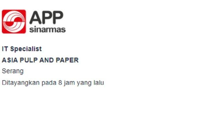 Dibuka Loker APP Sinarmas Periode Juli 2024, Penempatan Banten, Berikut ...