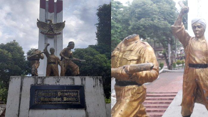 Monumen Perjuangan Masyarakat Banten di Kota Serang Rusak, 1 Patung ...