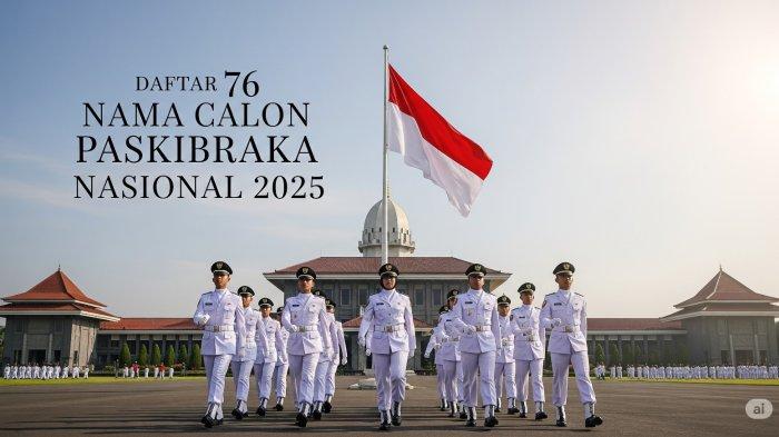 Daftar Nama Calon Paskibraka Nasional 2025 di HUT ke-80 RI, Dua Orang dari Banten - Tribunbanten.com