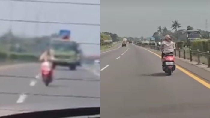 'Saya Beneran Tak Tau' Cerita Wanita Pengendara Motor Terobos Tol Tangerang-Merak: Mau Belajar ...