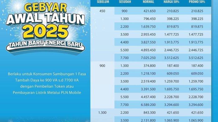 Cara Dapat Diskon 50 Persen untuk Tambah Daya Nikmati Listrik Andal PLN - Tribunbanten.com