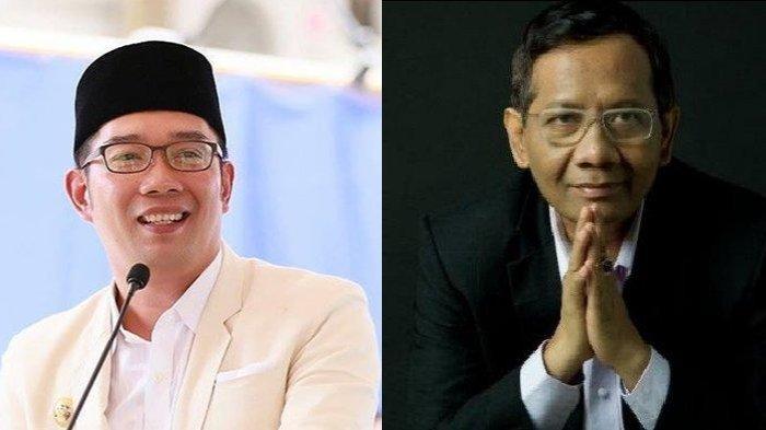 Sosok Cawapres Pilihan Publik Versi Survei PWS: Ridwan Kamil dan Mahfud MD Masuk 2 Besar ...