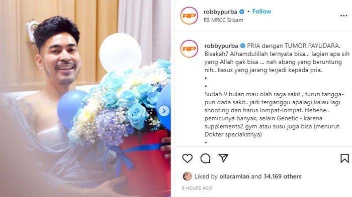 Presenter Robby Purba Idap Penyakit Tumor Payudara Hingga Dirawat di RS ...