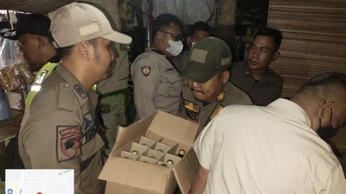 Satpol PP Kota Tangerang Razia Warung yang Jual Miras Jelang Natal dan Tahun Baru, 65 Botol ...