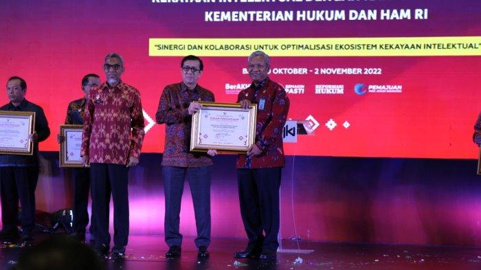 Kanwil Kemenkumham Banten Borong Empat Penghargaan di Bali, Kekayaan Intelektual Jadi Perhatian ...