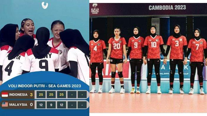 Tim Voli Putri Indonesia Sikat Malaysia 3-0, Megawati cs Buka Asa Raih Medali Sea Games 2023 ...