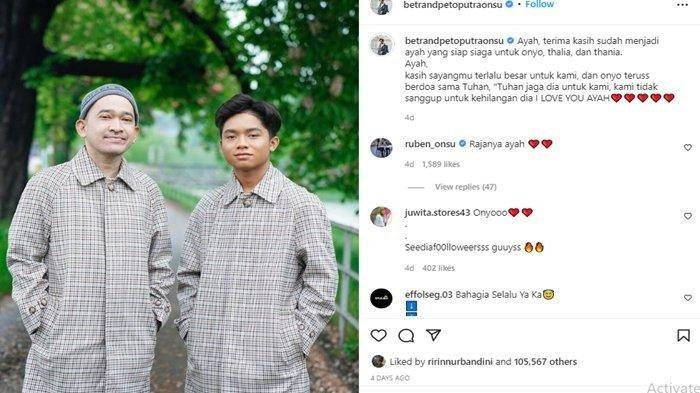 Betrand Peto Ungkap Sosok Ruben Onsu di Matanya, Akui Tak Sanggup Jika Harus Kehilangan Sang ...