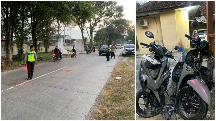 Kecelakaan Adu Banteng Dua Motor di Jalan Raya Blora-Kunduran ...