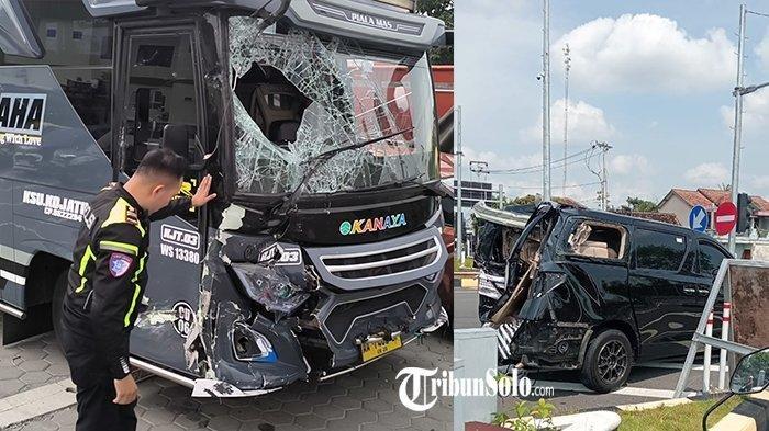Bus Rombongan Pengantar Calon Haji Kecelakaan di Exit Tol Klaten, Niat ...