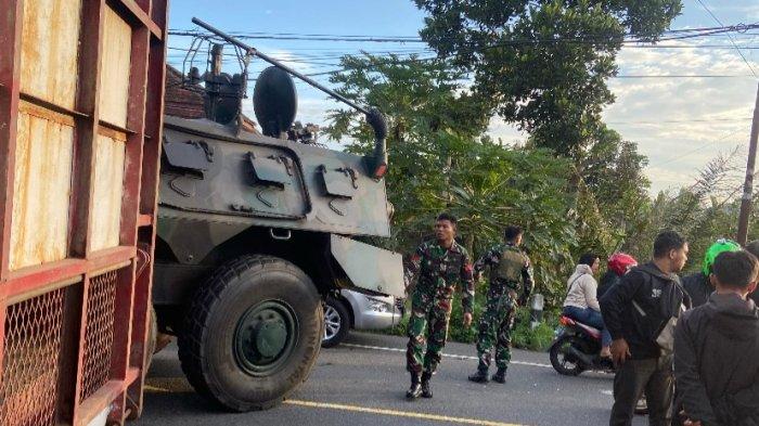 KRONOLOGI Kecelakaan Ranpur TNI AD Anoa vs Truk Trailer di Semarang ...