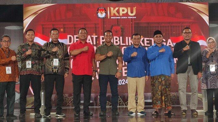 Sempat Panas saat Debat Pilgub Jateng, Kedua Paslon Saling Minta Maaf seusai Acara ...