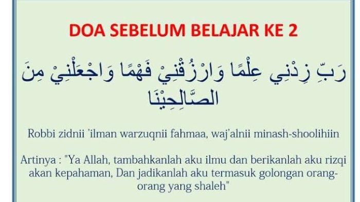 Dahsyatnya Doa Robbi zidnii 'ilmaa, Agar Diberi Pemahaman Saat Belajar - Tribunbanyumas.com