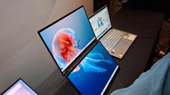 Penampakan Laptop Layar Ganda Asus Zenbook Duo Berteknologi AI Seharga ...