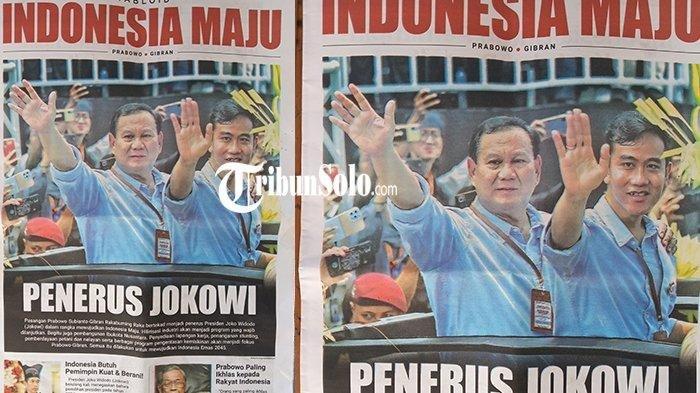 Tabloid Indonesia Maju Prabowo Gibran Beredar di Pasar Magelang ...