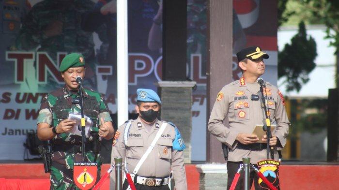 Perkuat Persatuan dan Sinergitas TNI Polri, Polresta Banyumas Gelar Apel Gabungan TNI-Polri ...