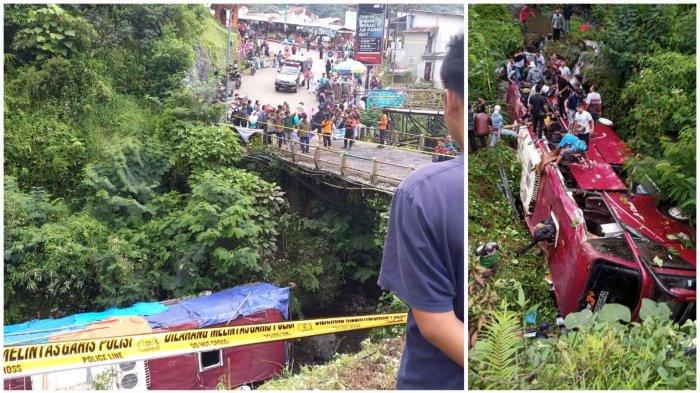 KONDISI Korban Kecelakaan Bus Besar Masuk Jurang di Guci Tegal: Ada yang Kritis - Tribunbanyumas.com