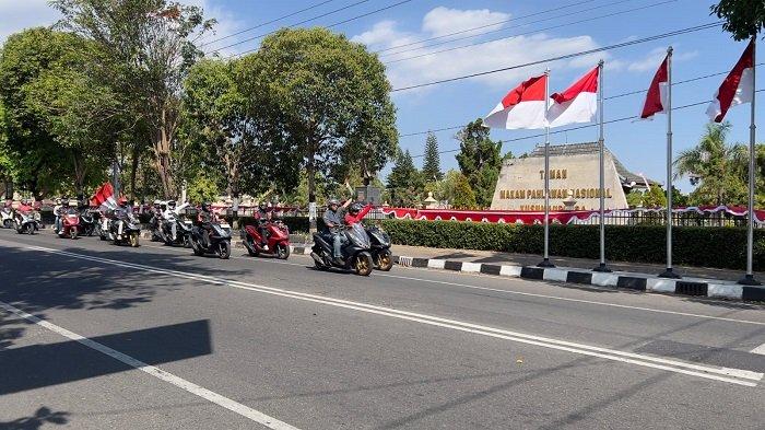 Puluhan Bikers Honda Rayakan Hari Kemerdekaan 2024 di Yogyakarta Lewat Convoy Merdeka ...