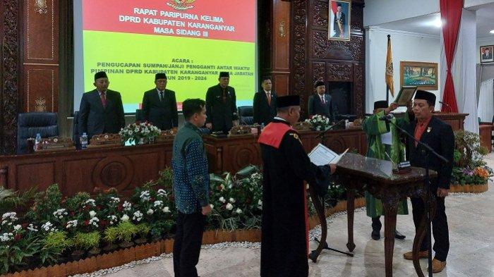 Darwanto Dilantik sebagai Wakil Ketua DPRD Karanganyar, Pengawasan ...
