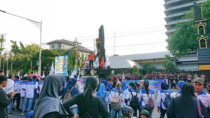 Buruh Jateng Demo Tolak Tapera, Tuding Program Akal-akalan Himpun Dana ...