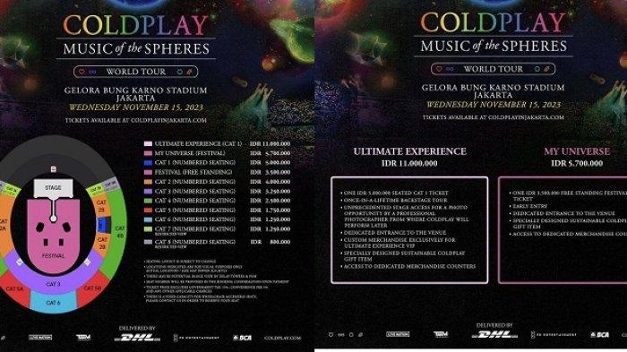 Hari Pertama War Ticket Coldplay Ludes Dalam Hitungan 10 Menit: Beraksi ...