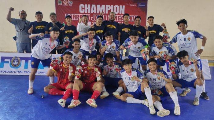 Porprov Jateng: Tim Futsal Kota Semarang Raih Emas, Catat Sejarah - Tribunbanyumas.com