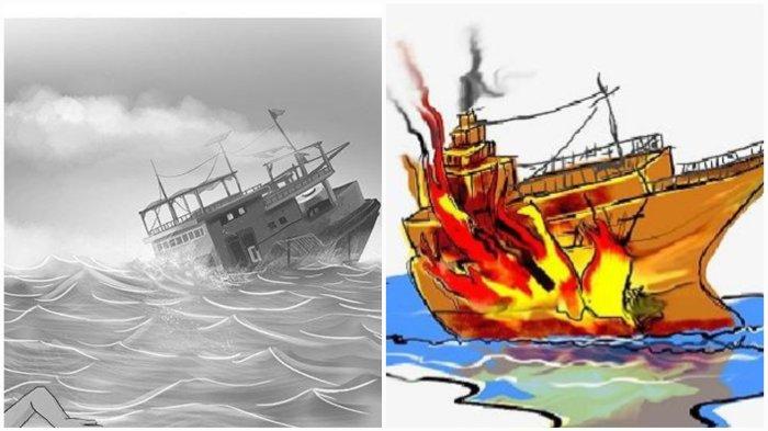 KRONOLOGI Kebakaran Kapal Nelayan KM Serba Prima di Perairan Cilacap, 11 ABK Hilang ...