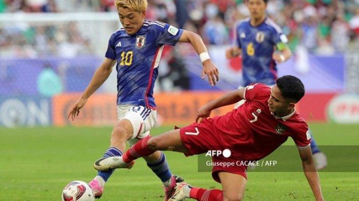 Babak Pertama Indonesia vs Jepang di Piala Asia, Gol Pinalti Bawa Samurai Biru Unggul Sementara ...