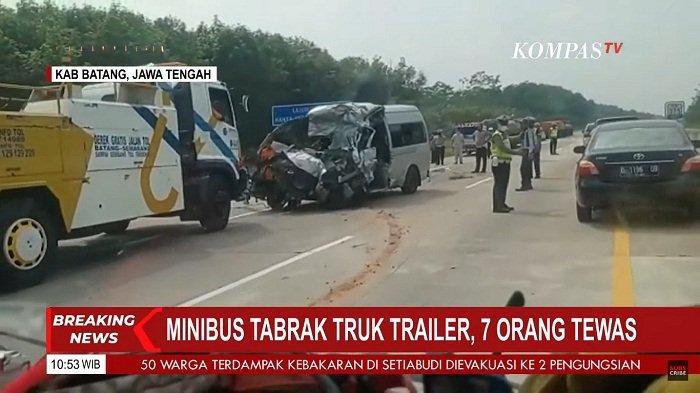 Korban Selamat Kecelakaan Minibus di Tol Batang Tercatat Tujuh, Berikut Data Korban di RSI ...