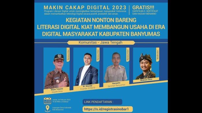 Nobar Literasi Digital Kemenkominfo Hadir di Desa Kalisalak Banyumas ...