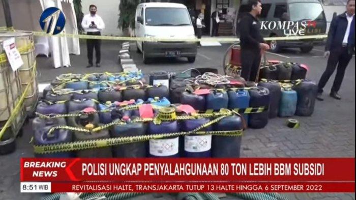 Penimbunan dan Pengoplosan BBM Bersubsidi di Jateng Dibongkar, Rugikan Negara Rp 11 M ...