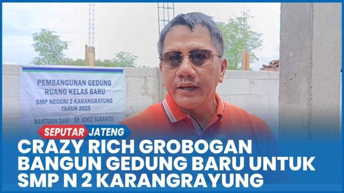 Crazy Rich Grobogan Sumbang Rp 200 Juta di SMPN 2 Karangrayung untuk Bangun Gedung Baru ...
