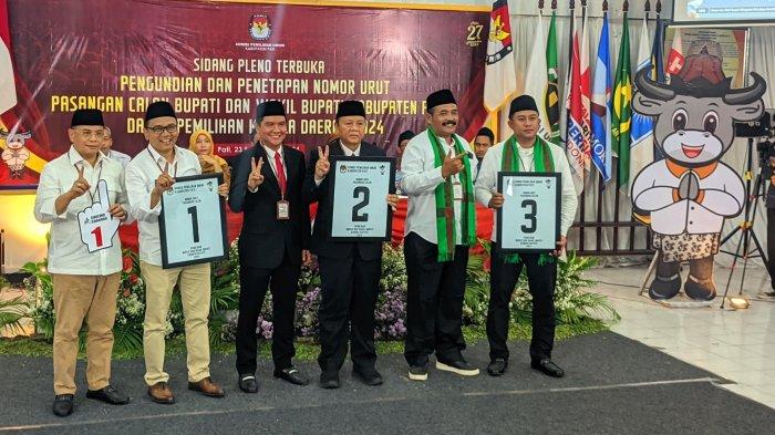 Ini Nomor Urut Paslon Cabup dan Cawabup Pilkada Pati 2024 - Tribunbanyumas.com