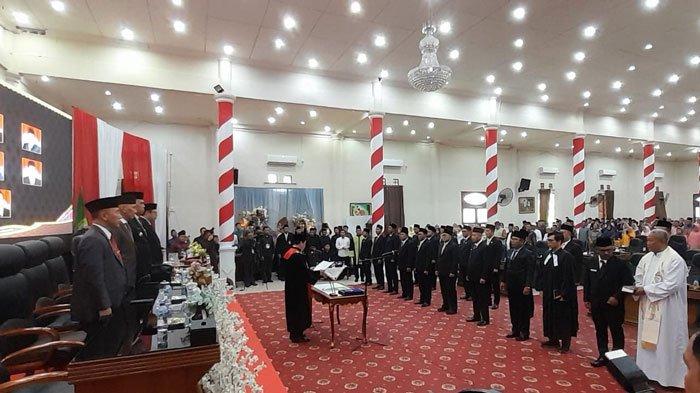 20 Anggota DPRD Natuna Periode 2024-2029 Resmi Dilantik, Rusdi Jabat Ketua Sementara ...