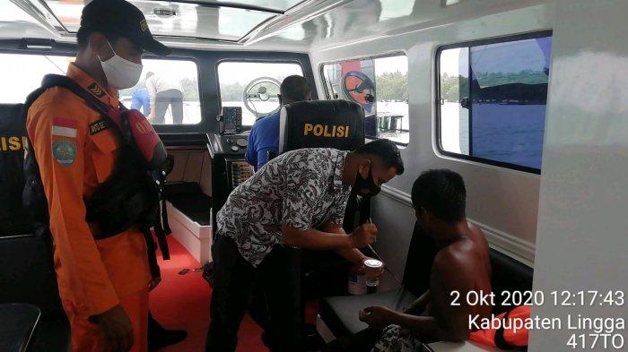 Alami Kebocoran, Kapal Kayu Tenggelam di Perairan Lingga, Satu Orang Selamat - Tribunbatam.id