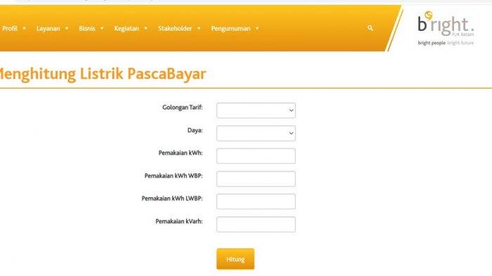 Cara Cek Tagihan Listrik Online Bright PLN Batam, Akses Link www ...