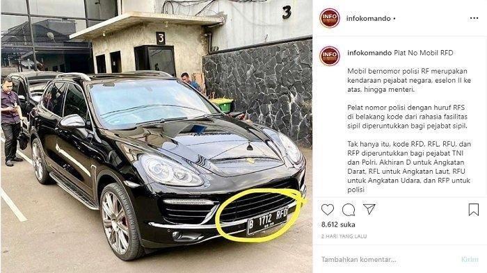 Rahasia Plat Mobil Kode RF, Tidak Boleh Sembarangan Pakai, Bisa Diburu ...