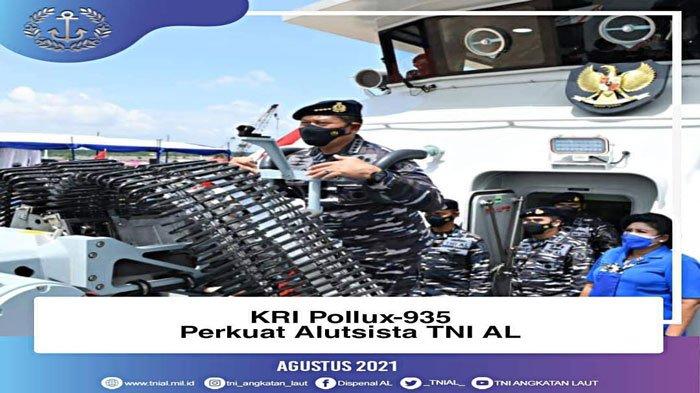 Makna Kapal Perang Terbaru TNI AL KRI Pollux-935 Buatan Batam ...