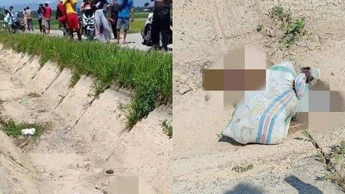 Terungkap Mayat Dalam Karung di Pinggir Irigasi Istri Siri Anggota TNI, Kondisi Tengah Hamil ...