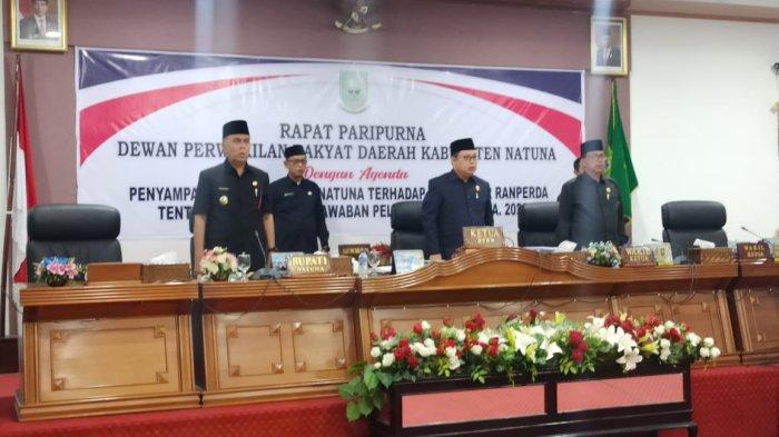 DPRD Natuna Gelar Paripurna Pengantar Ranperda Pertanggungjawaban Pelaksanaan APBD 2022 ...