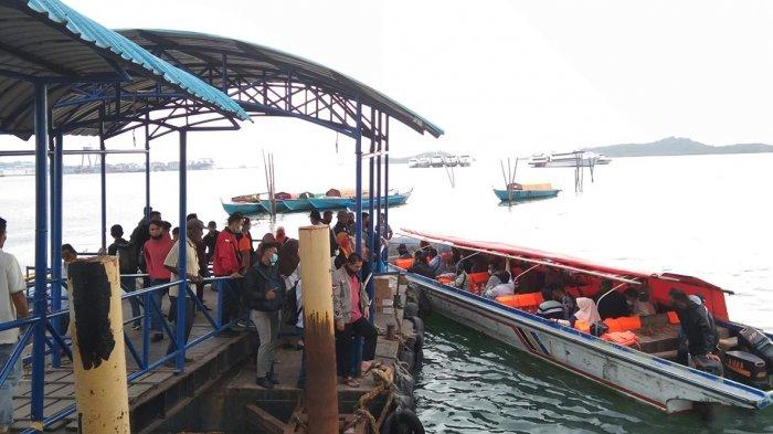 Hari Lebaran, Penambang Boat Pelabuhan Pancung Sekupang Batam: Rezeki ...