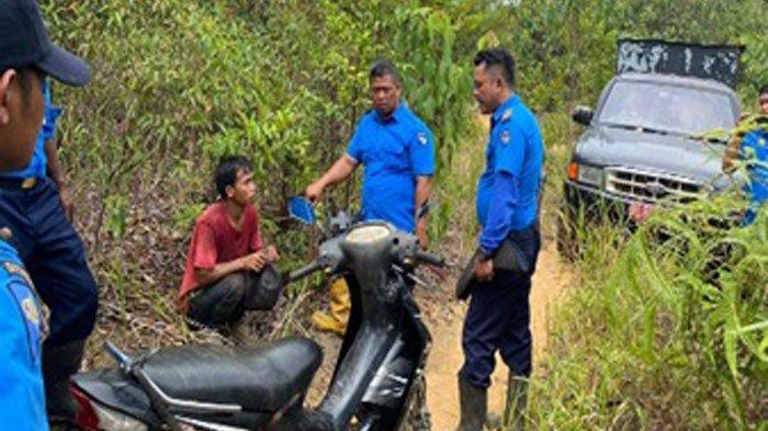 AMANKAN Aset, Ditpam BP Batam Tertibkan Kegiatan Ilegal di Area DAM di Batam - Tribunbatam.id