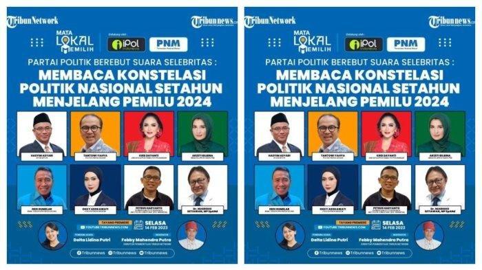 Peluang Artis di Pemilu 2024 Dibahas di Mata Lokal Memilih - Tribunbatam.id