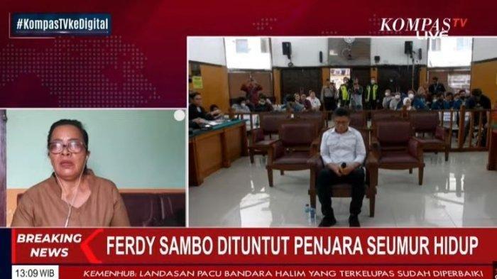 Ibunda Brigadir Joshua Kecewa Ferdy Sambo Dituntut Seumur Hidup - Tribunbatam.id