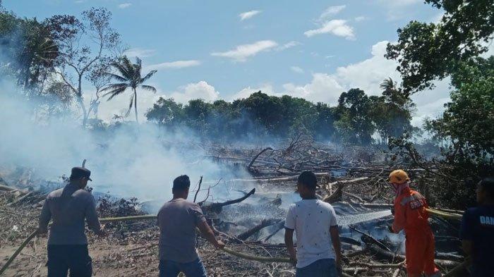 Aksi Bakar Lahan di Lingga Kepri Buat Lahan Seluas 700 Meter Persegi di ...