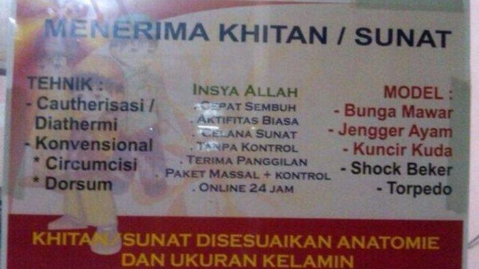 VIRAL! Beragam Model Potongan Sunat, Dari Bentuk Bunga Mawar Sampai ...