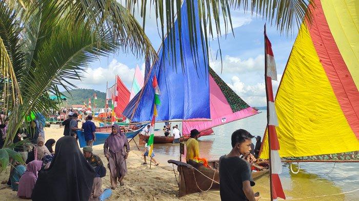 Warga Desa Kote Lingga Lestarikan Permainan Sampan Layar Tradisional ...