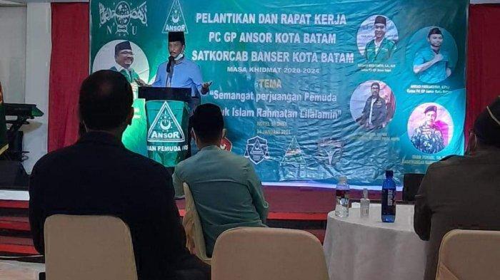 Pengurus Ansor Batam Dilantik, Rudi Ajak Ikut Bangun Batam - Tribunbatam.id